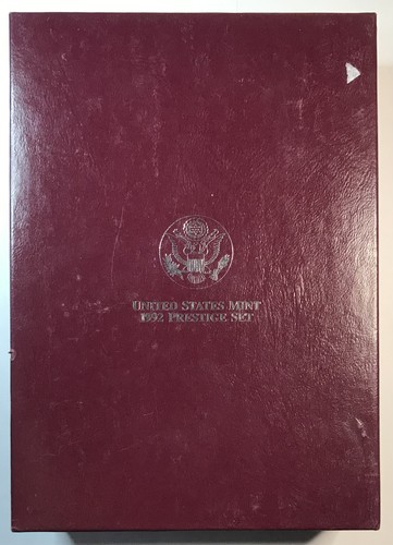 1992 UNITED STATES MINT PRESTIGE SET W/COA IN ORIGINAL BOX! SO AMAZING ...