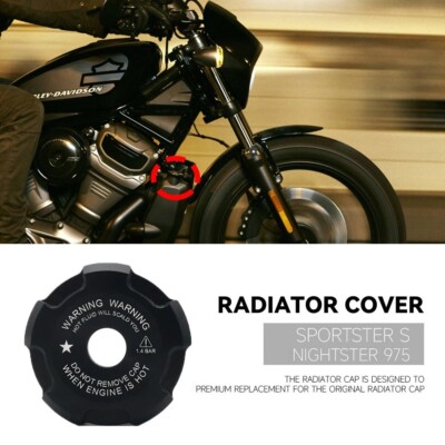 Radiator Cap Water Tank Cover For RH1250S Sportster S 1250 RH975 ...