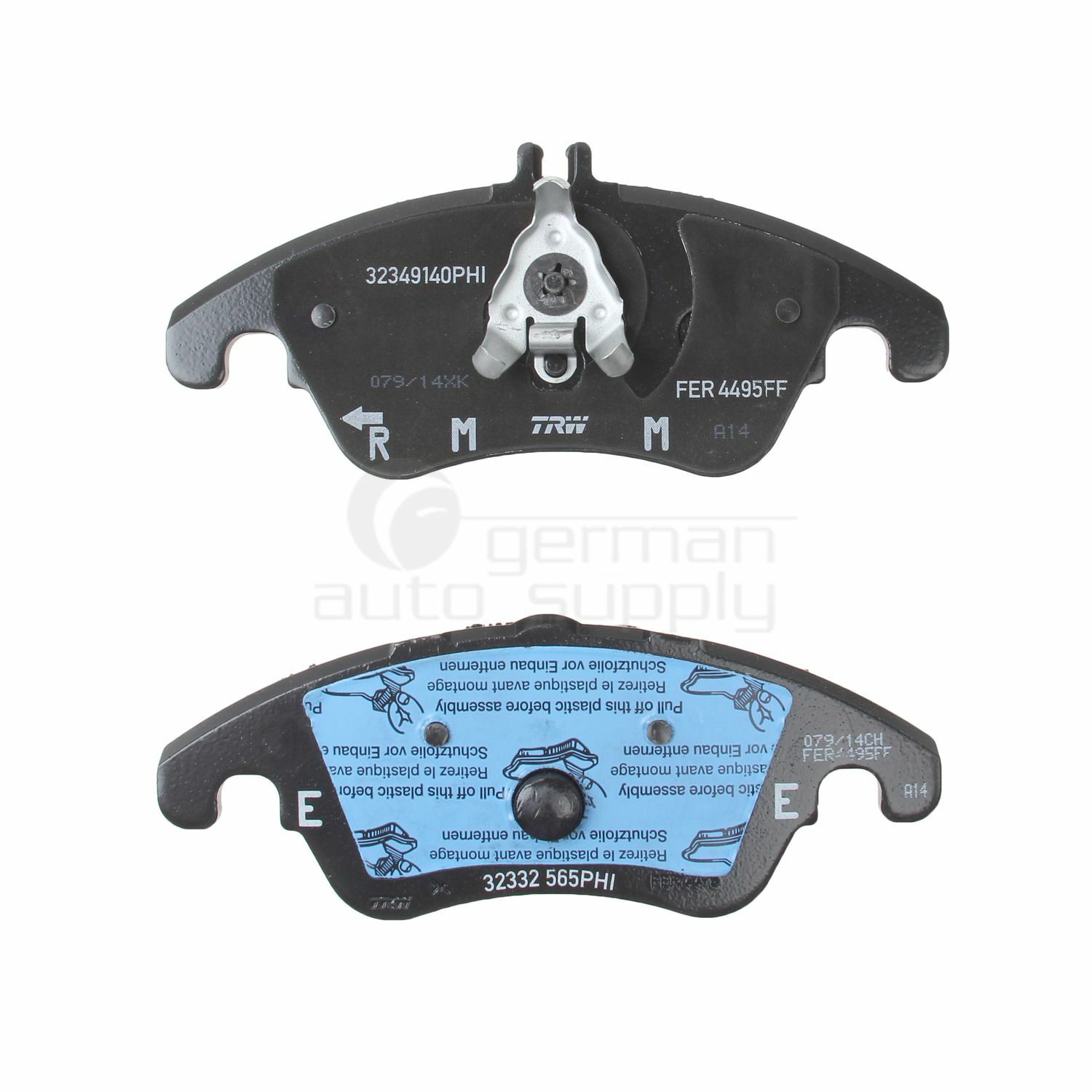 Genuine Disc Brake Pad Set Front 0074207520 for Mercedes MB | eBay
