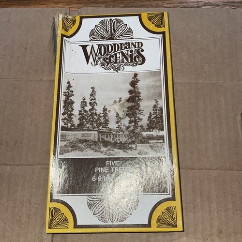 MIB NOS Unopened HO Scale Tree Kit Woodland Scenics TK 23 5 Pine Trees ...