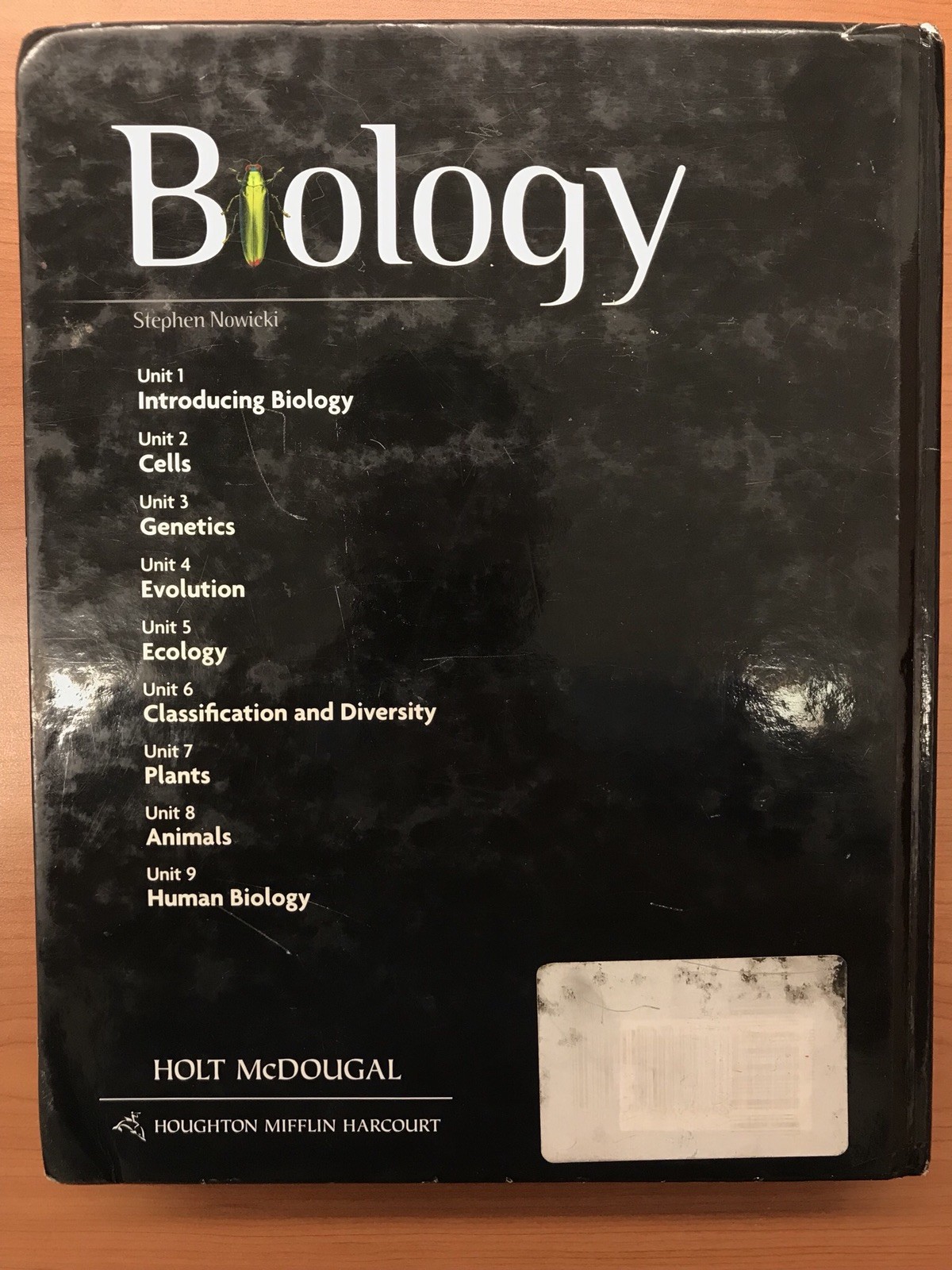 Holt Mcdougal Biology by Stephen Nowicki (2012) Hardcover 9780547586663 ...