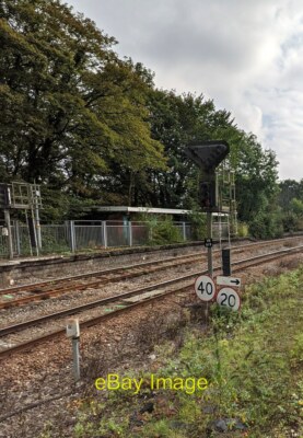 Photo 6x4 Railway speed limit signs Radyr Cardiff Viewed from the ...