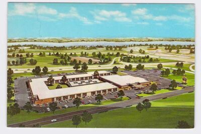 PPC Postcard IL Illinois Springfield Holiday In Advertising Card Ariel ...