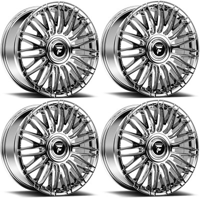 FIT LINCOLN NAVIGATOR 24 BLACK WHEELS RIMS LIKE CHROME FLOATING CAP ...