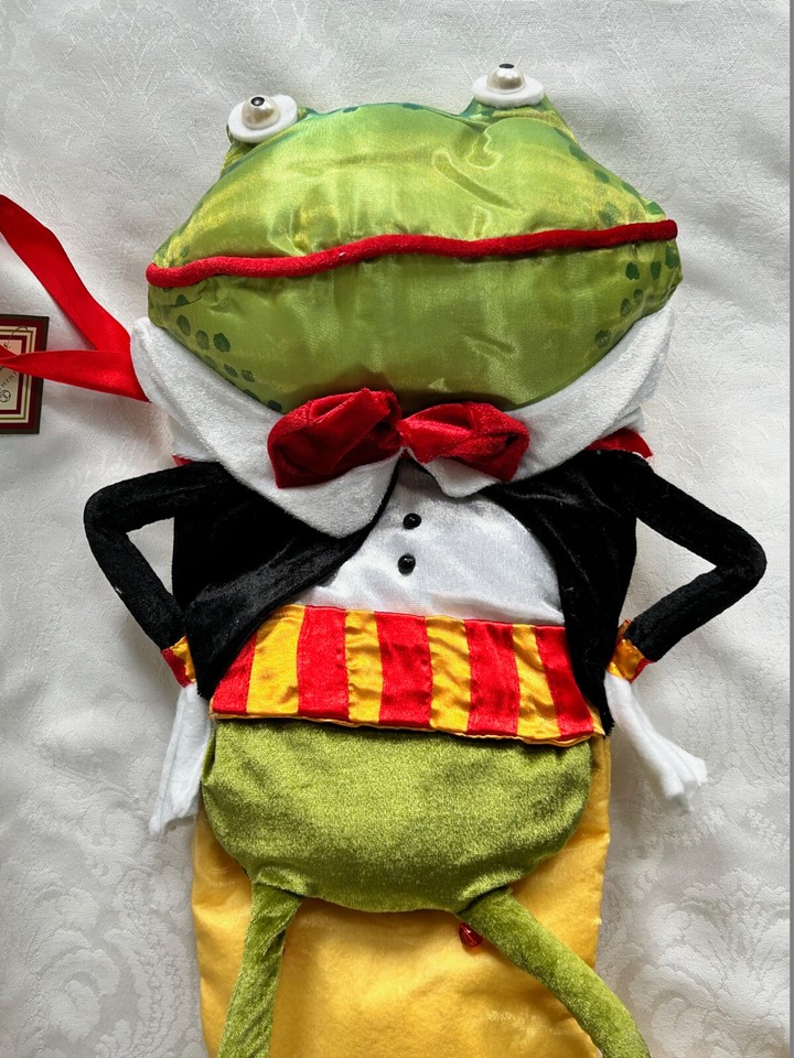 Dept 56 Krinkles Mackenzie Childs Patience Brewster FROG Christmas ...