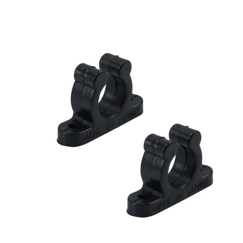2 x Tube Clip 40-45mm Plastic Black | eBay Australia