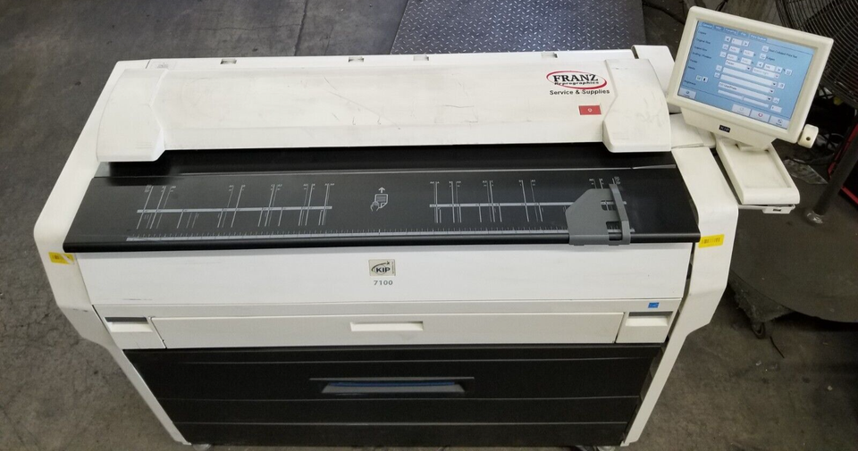 Konica Minolta KIP 7100 Wide Format Monochrome Printer/Scanner/Copier ...