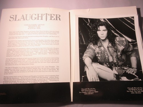 Slaughter Press Kit | eBay
