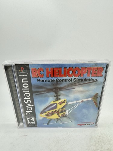 RC Helicopter Sony PlayStation 1, 2002 Complete W Reg Card PS1 Game ...