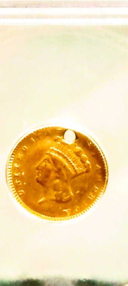 Abraham Lincolns Inauguration 1861 $1 Civil WAR GOLD 🪙 22K PENDANT ...