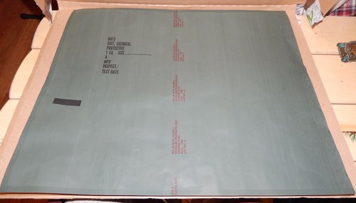 8415 Chemical Suit Protective Bags 6ea Mil-B-131-F Class 1 Cadpak P-131 ...