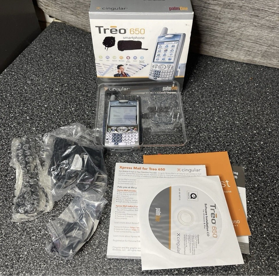 Palm Treo 650 Smartphone EarthLink Wireless Touch Screen Palm Pilot PCS ...