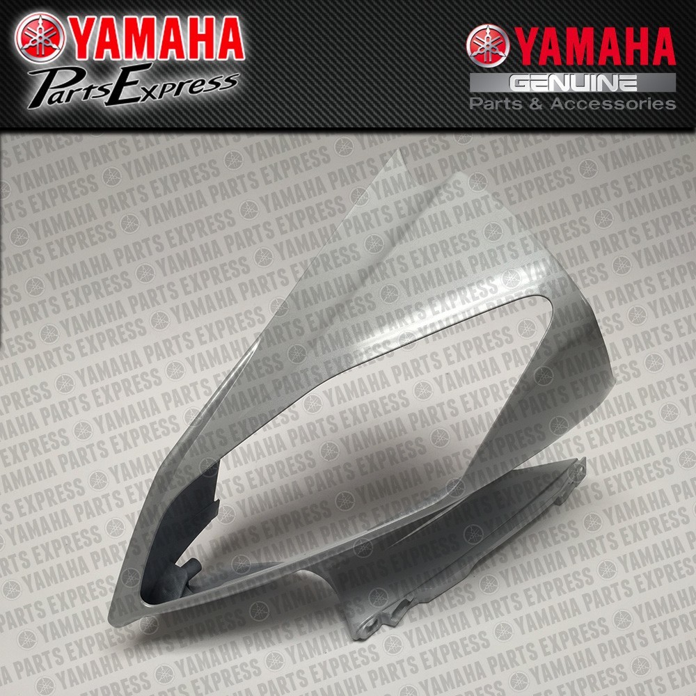 NEW OEM YAMAHA YZF R6 YZFR6 FRONT LH UPPER COWLING FAIRING WHITE 13S ...