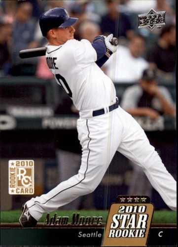 2010 Upper Deck Seattle Mariners Baseball Card #21 Adam Moore Rookie | eBay