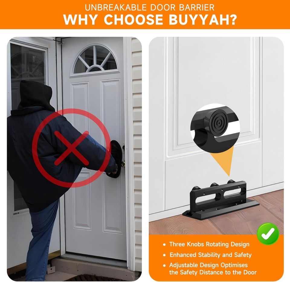 Door Security Bar, French Security Door Brace, Security Door Barricade ...