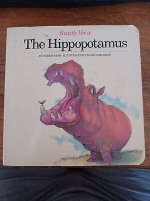 The Hippopotamus (Beastly Verse Board Books) Illustrated 1988 | eBay