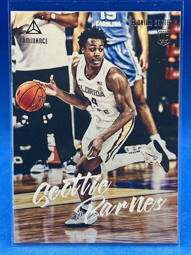 SCOTTIE BARNES ROOKIE 2021 Panini Chronicles Luminance Toronto Raptors ...