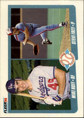 1990 Mike Huff / Steve Frey Fleer Baseball Card #649 | eBay