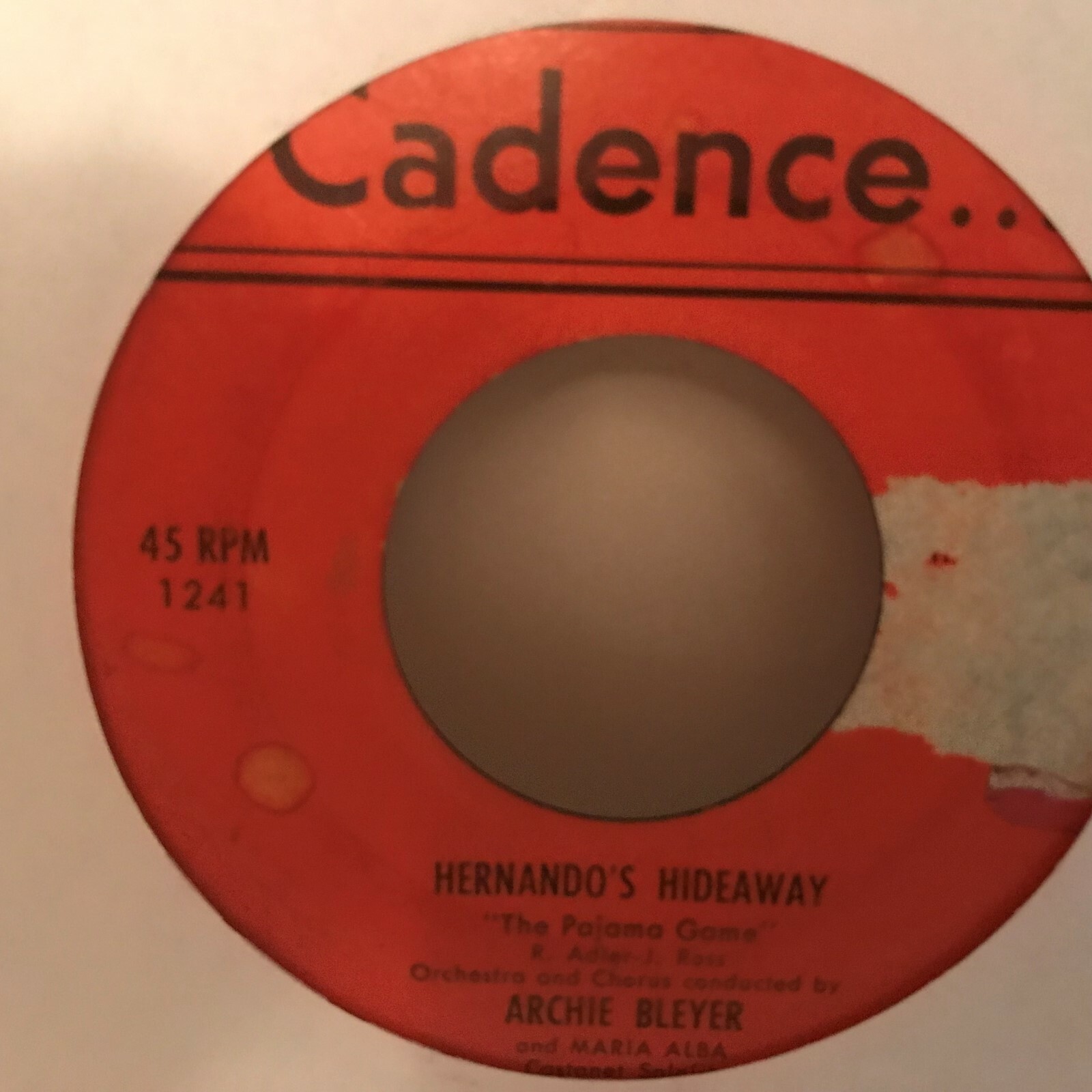 ARCHIE BLEYER 7" VINYL SINGLE , HERNANDOS HIDEAWAY | eBay