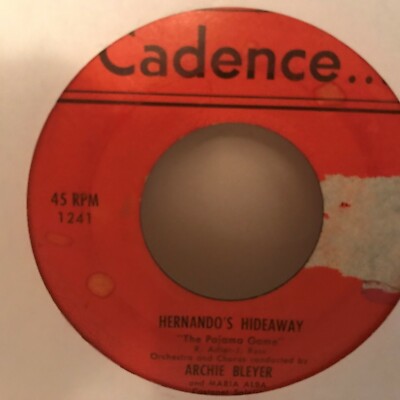 ARCHIE BLEYER 7" VINYL SINGLE , HERNANDOS HIDEAWAY | eBay
