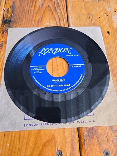 London Records 45 The Betty Smith Group "Hand Jive" | eBay