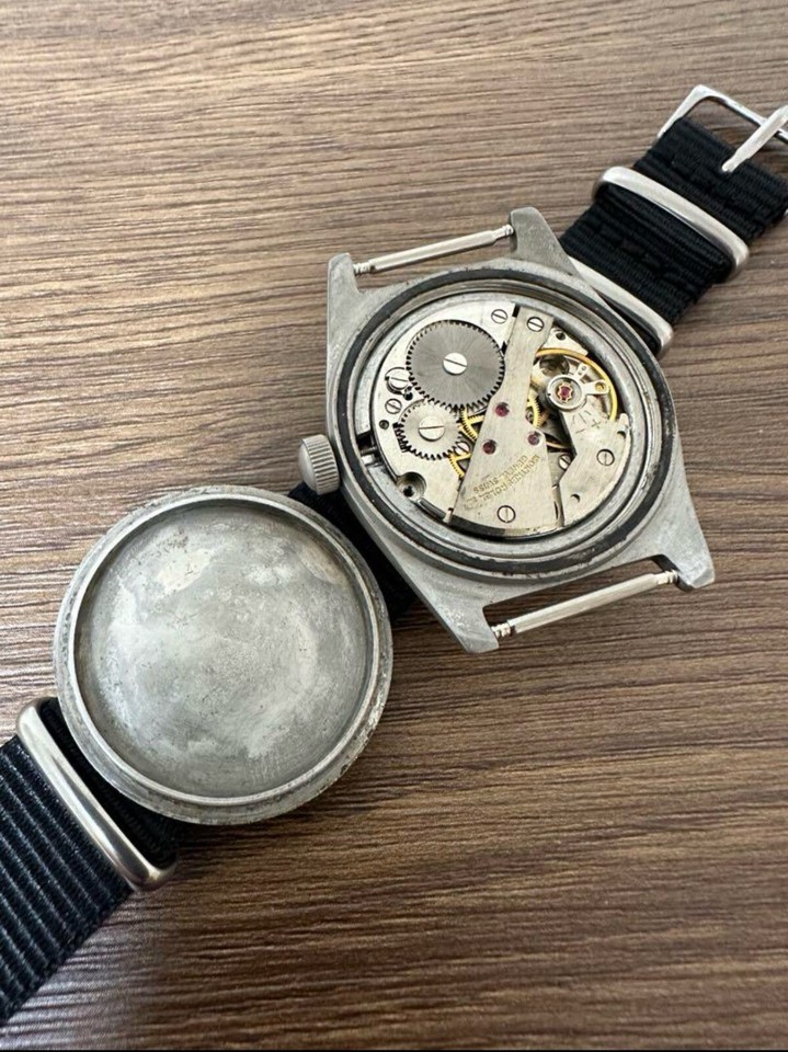 Rolex Military Vintage Watch black Dial Manual winding Vietnam War 3336 ...