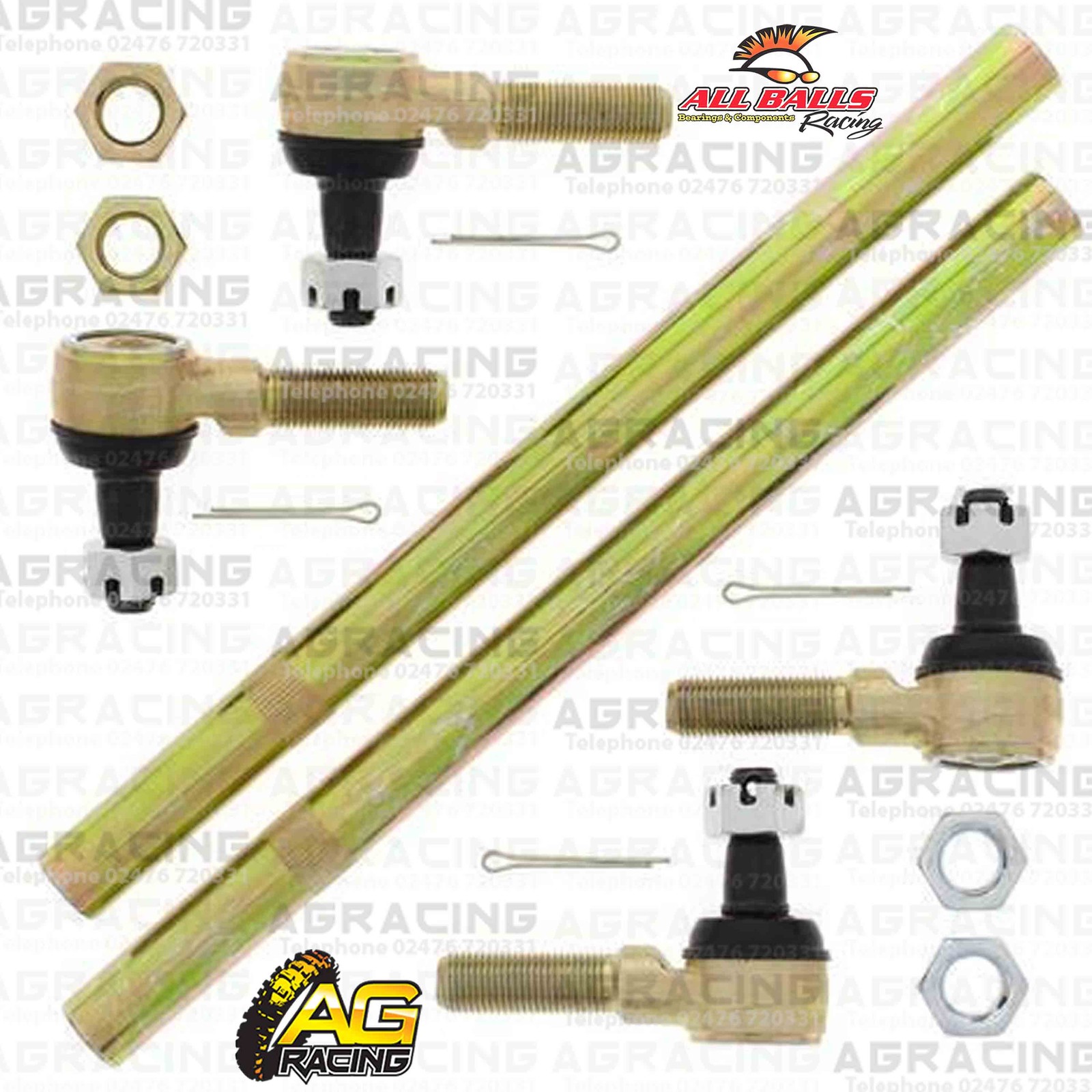 All Balls Tie Rod Upgrade Conversion Kit For Yamaha YFM 350 Warrior ...