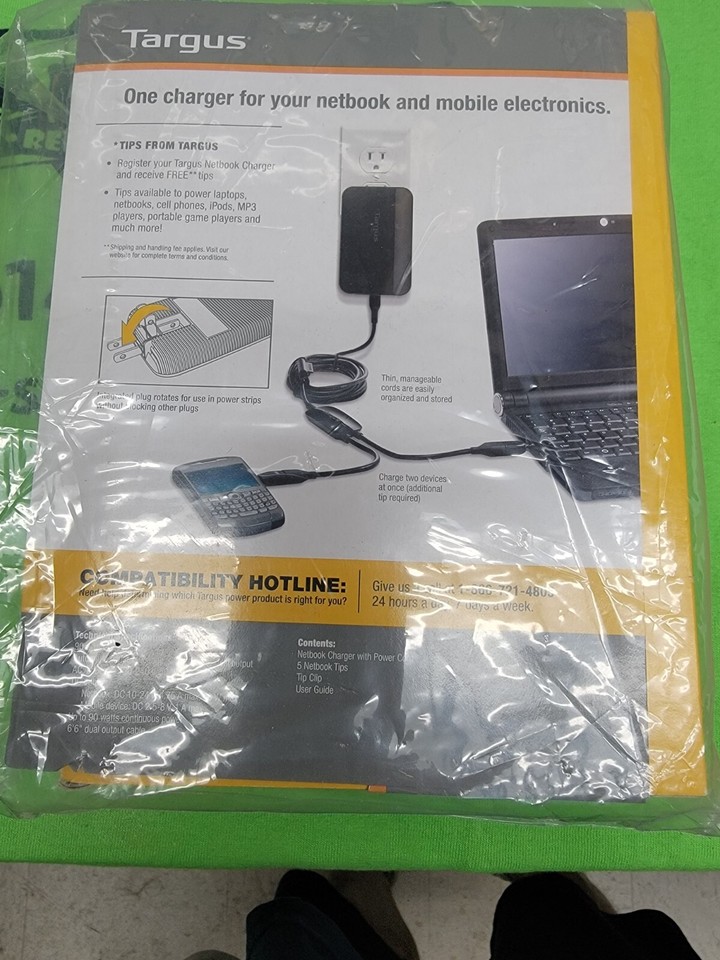 TARGUS Computer Netbook Laptop Universal Charger APA70US 90W AC Brand ...