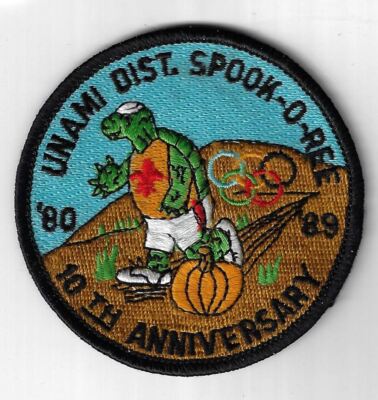 80-'89 Spook-O-Ree 10th Anniversary Unami District RED Border [MX-4521 ...