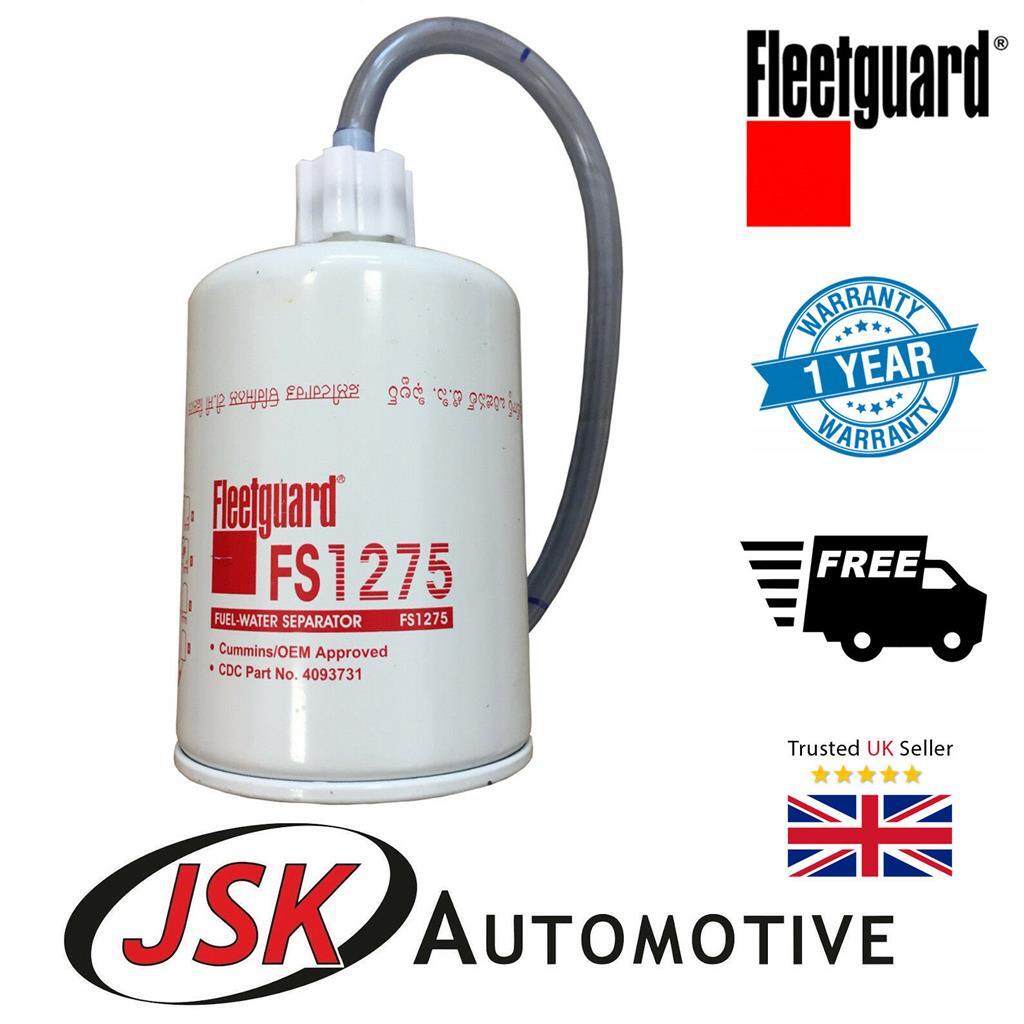 FLEETGUARD FS1275 - Fuel filter cross reference