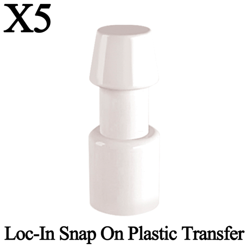 5pcs Dental Loc ator Snap On Plastic Transfer Laboratory Fixture ...