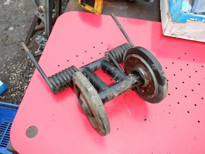 1973 MERCURY 440 MAX snowmobile parts: 2 WHEELS w SPRINGS | eBay