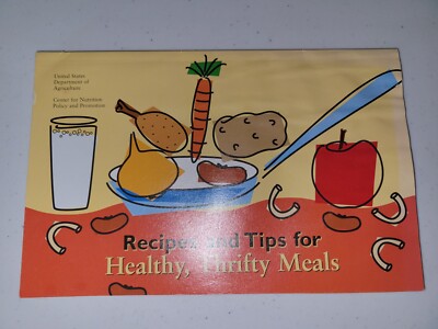 Vintage Recipes and Tips For Healthy Thrifty Meals by USDA 2000 ...