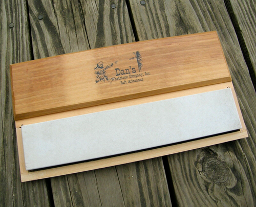 NEW DAN'S WHETSTONE 10x2x1" SOFT ARKANSAS (Medium) SHARPENING STONE W/ WOOD BOX | eBay