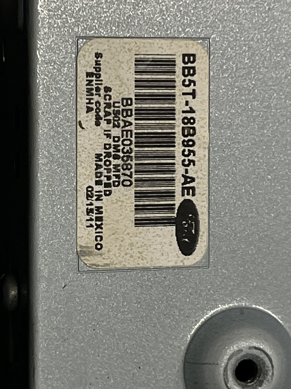 2011 Ford Explorer Information Display Screen Module Computer OEM Bb5t ...