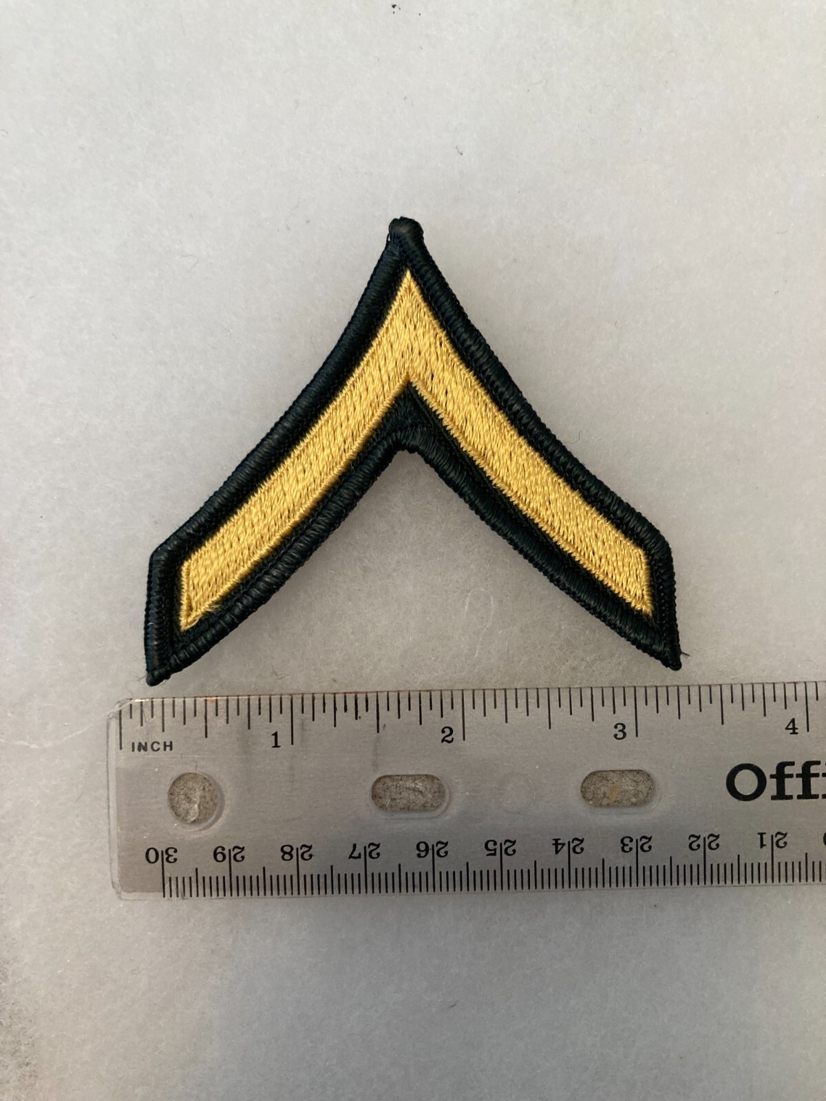 Authentic US Army Private Pvt E-2 Enlisted Rank Patch | eBay