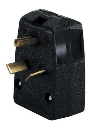 Leviton B00-00287-00T Dual Power Angle Plug, 250 volt, Black | eBay