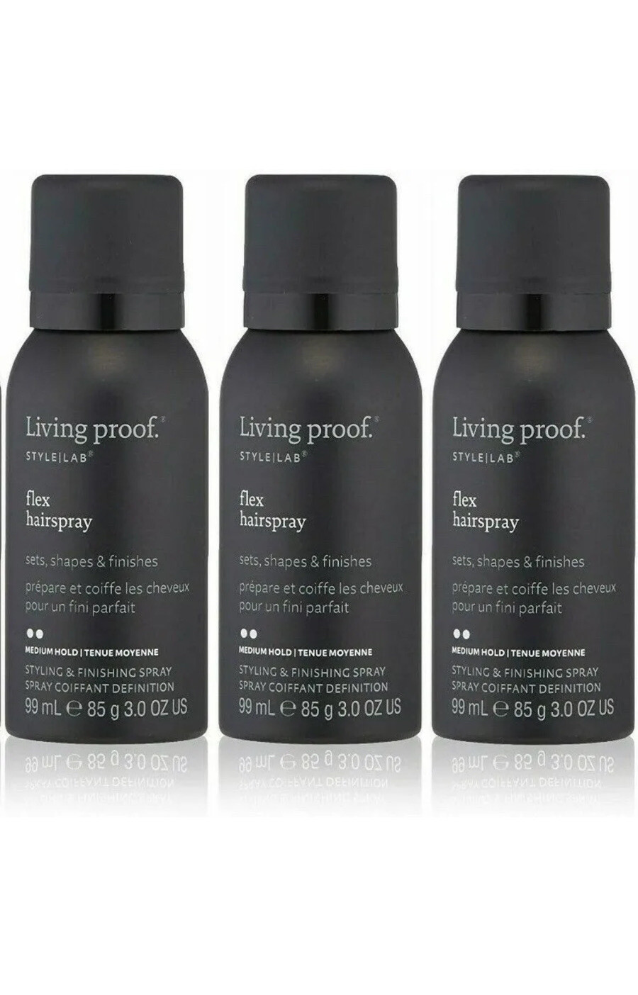 3 PACK Living Proof Flex Shaping Hairspray 3 oz/ 99mL Styling Finishing ...