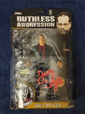 Signed WWE Ruthless Aggression 35 1 of 500 Joey Styles Chase Figure JSA ...