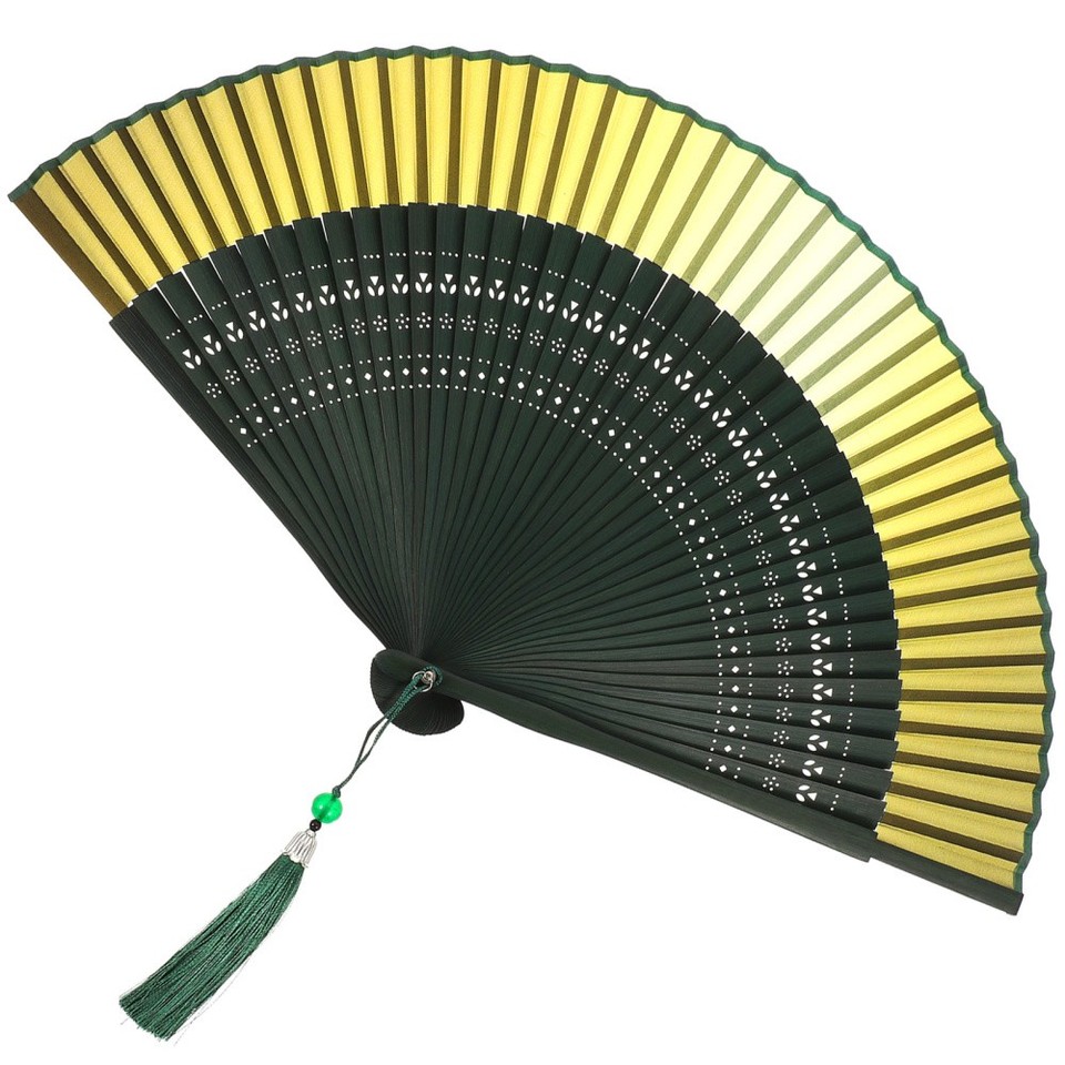 2pcs Chinese Style Hand Fan with Tassel Folding Fan Chinese Style ...