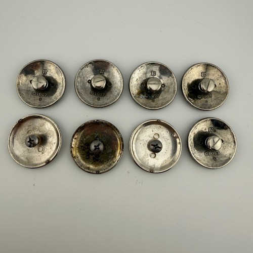 Set of 8 Vintage Morgan Dollar Replica Screw-Back Conchos, Silver Tone ...