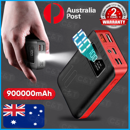 Portable 9000000mAh Mini Power Bank Battery USB Charger External Fast ...