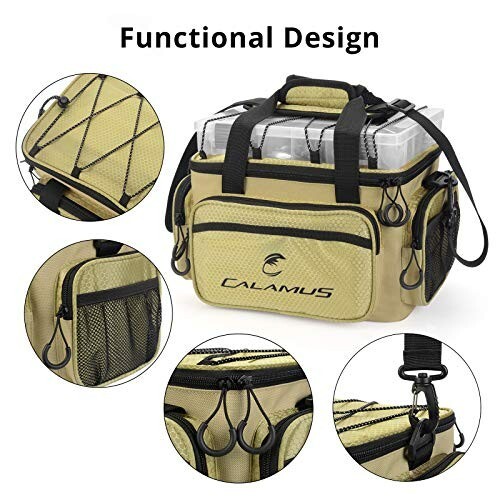 Calamus TB61 Tackle Bag Fishing for Saltwater/Freshwater Fishing ...