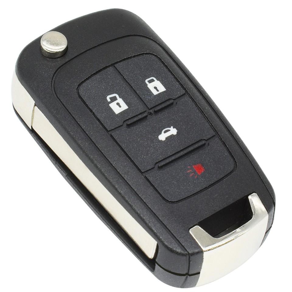 2X Remote Key Fob Case Shell 3 Button For Chevrolet Cruze Sonic Malibu ...