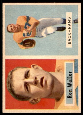 1957 TOPPS RON WALLER LOS ANGELES RAMS #82C NICE CORNERS | eBay