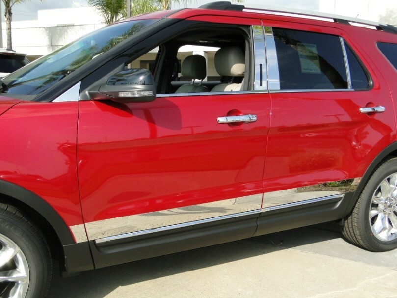 Stainless Rocker Panel Trim Molding 10Pc Fits 2006-2010 Jeep Commander ...