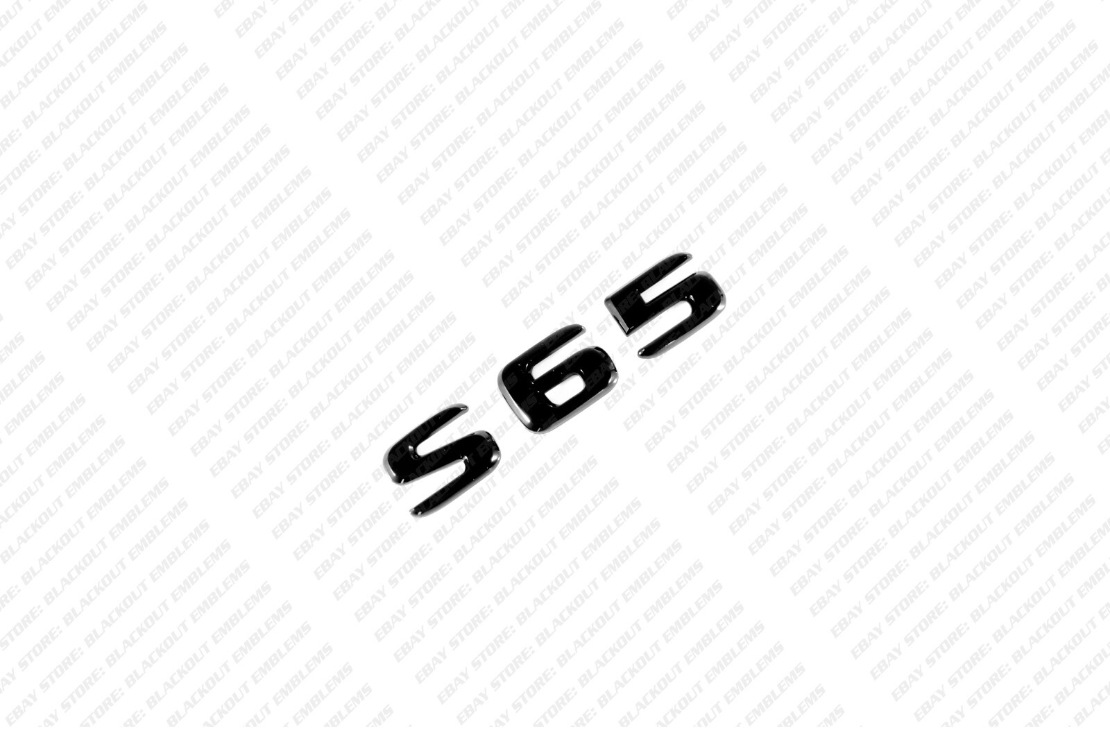 New Gloss Black Trunk Lid Emblem Badge Letters for Mercedes-Benz S65 ...