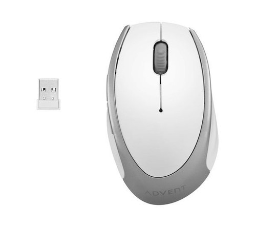 Advent AMWLWH16 Wireless Optical 5 Button Mouse - White for sale online ...