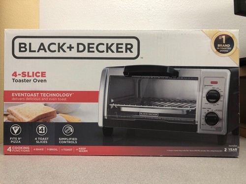 Black+Decker TO1705SB Stainless Steel Black/Silver Toaster Oven | eBay