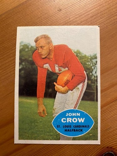 JOHN CROW 1960 Topps Football #105 BUY ANY 2 ITEMS FOR 50% OFF ...